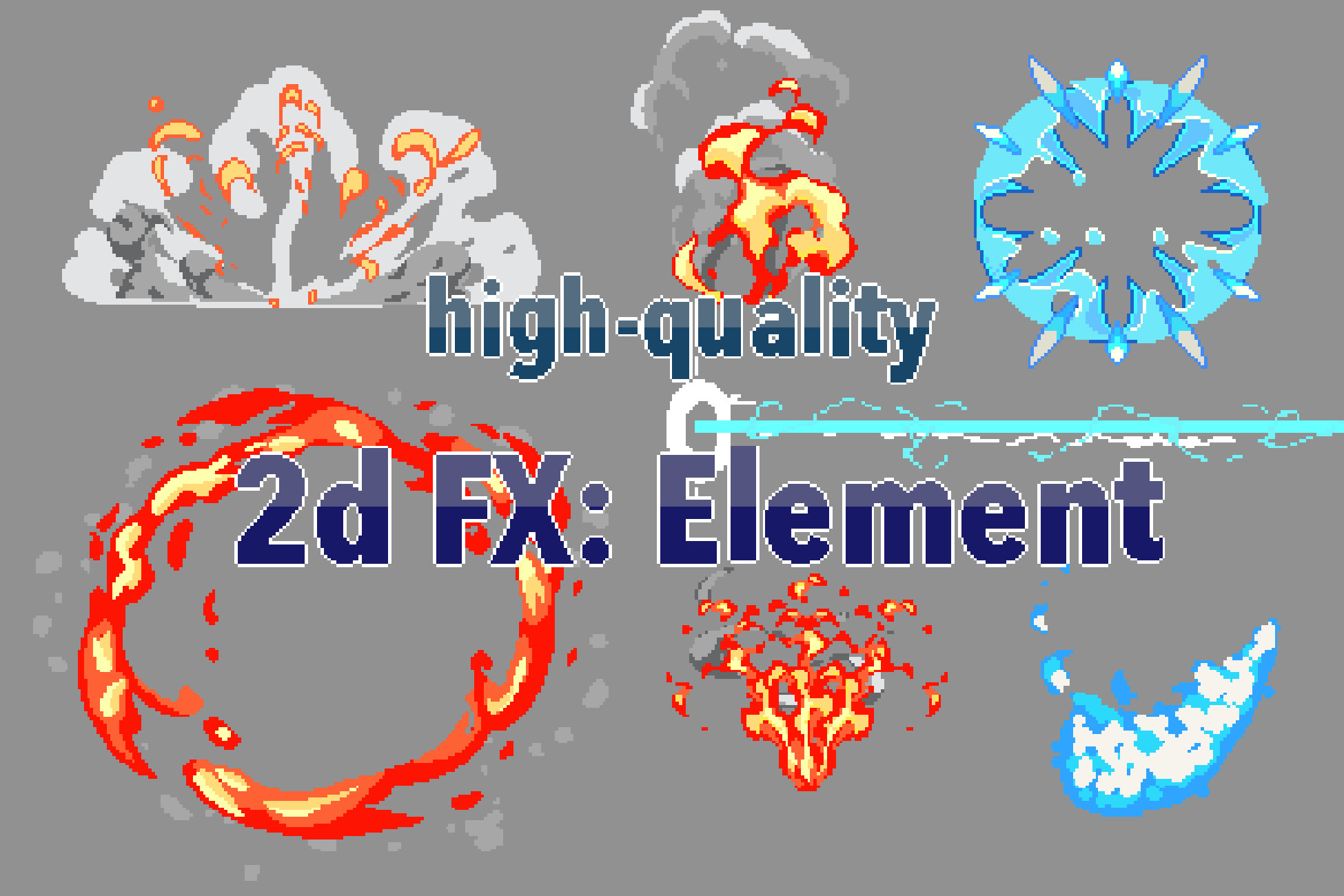 2D Pixel FX:Element | 2D Characters | Unity Asset Store