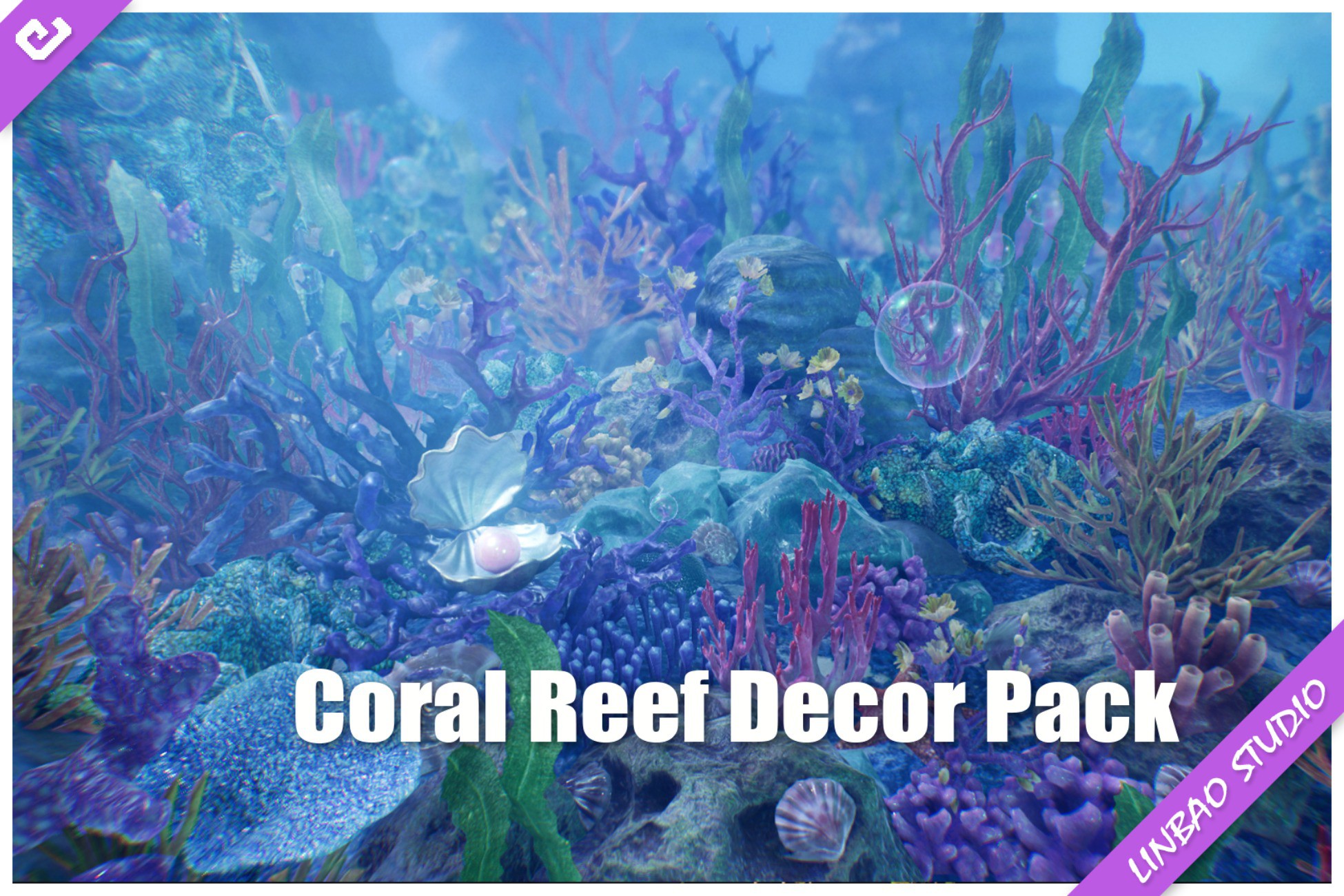 Coral Reef Decor Pack | 3D Vegetation | Unity Asset Store