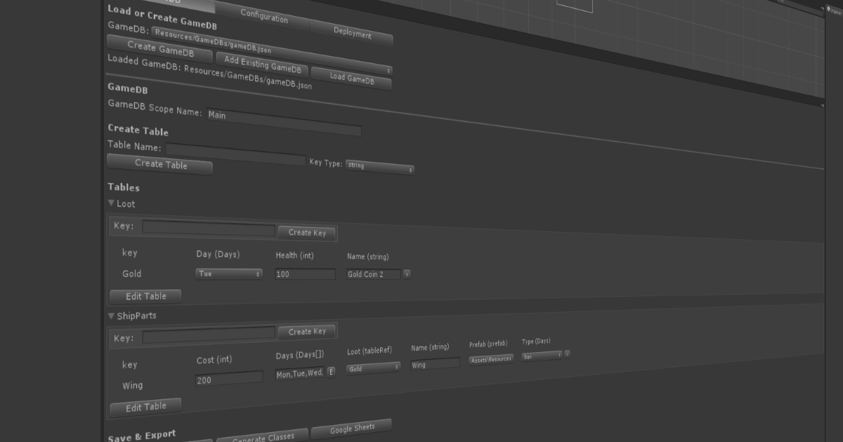 GameDB Pro | Utilities Tools | Unity Asset Store