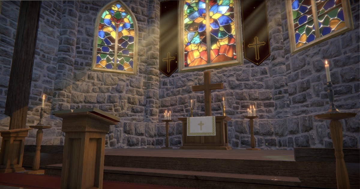 Church Interior Props | 3D Furniture | Unity Asset Store