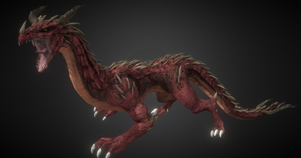 Great Draco Fire | 3D Creatures | Unity Asset Store