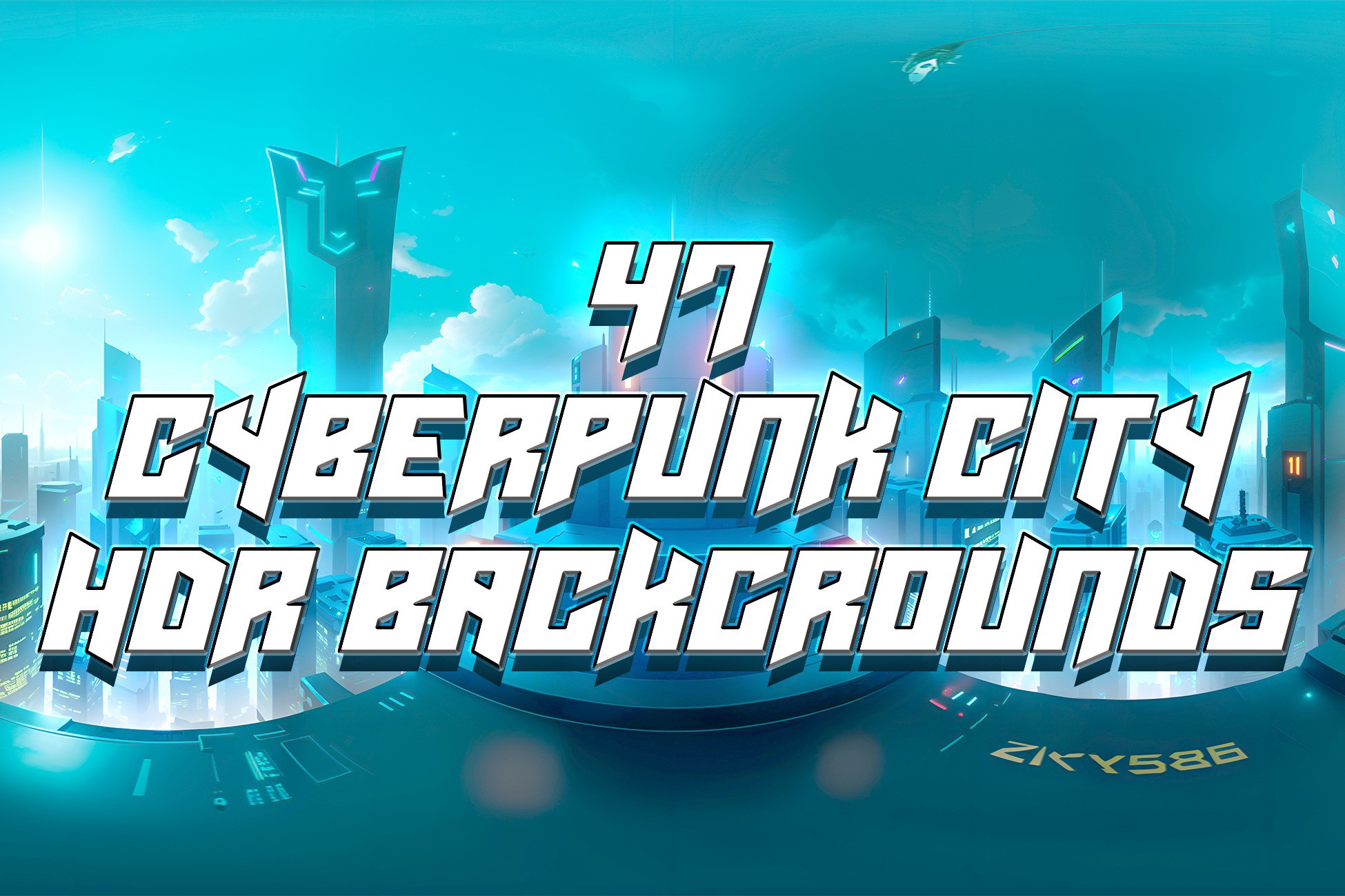 47 Cyberpunk City HDR Background Pack | 2D Sky | Unity Asset Store