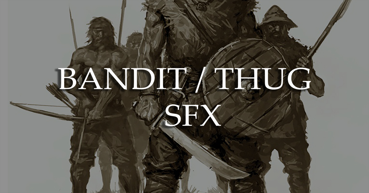 Bandit / Thug SFX | Voices Sound FX | Unity Asset Store