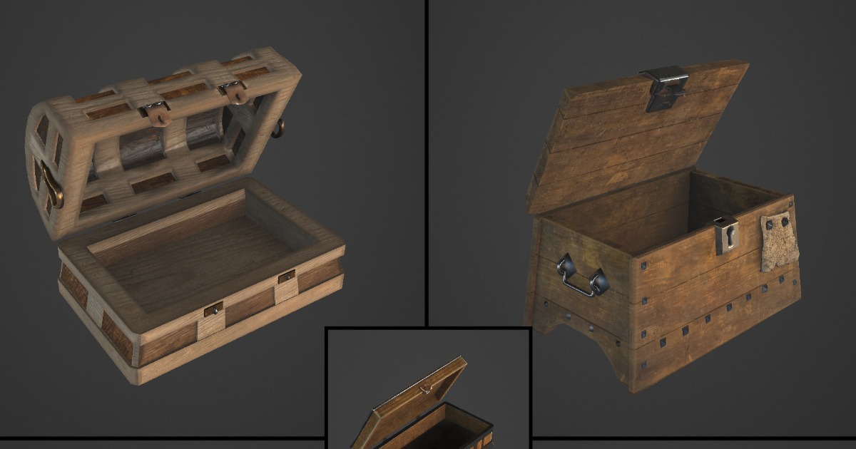 ChestsFantasyMedival | 3D Props | Unity Asset Store