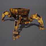 SCI FI: MINING WAGON DROID