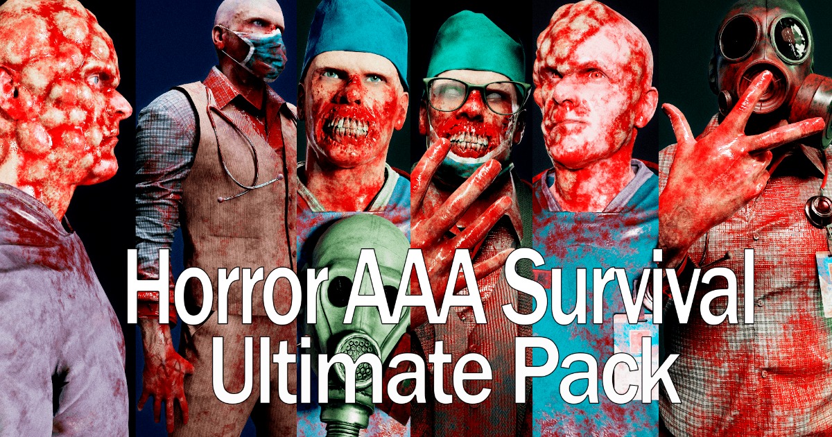 Horror AAA Pack | 3D Characters | Unity Asset Store