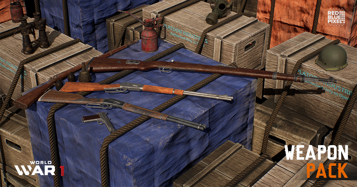 WWI Weapon Pack | 3D Props | Unity Asset Store