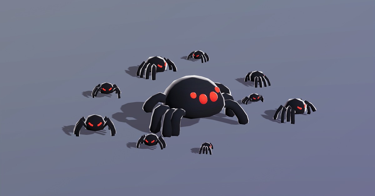 Spiders Pack Cute Pro Series | Characters | Unity Asset Store