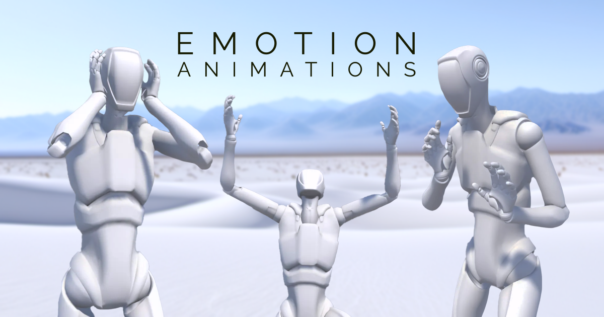 100 Emotion Animations | 3D Animations | Unity Asset Store