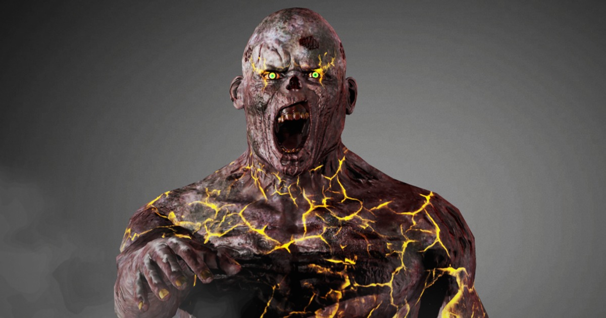 Zombie Base Mesh 5 | 3D Creatures | Unity Asset Store