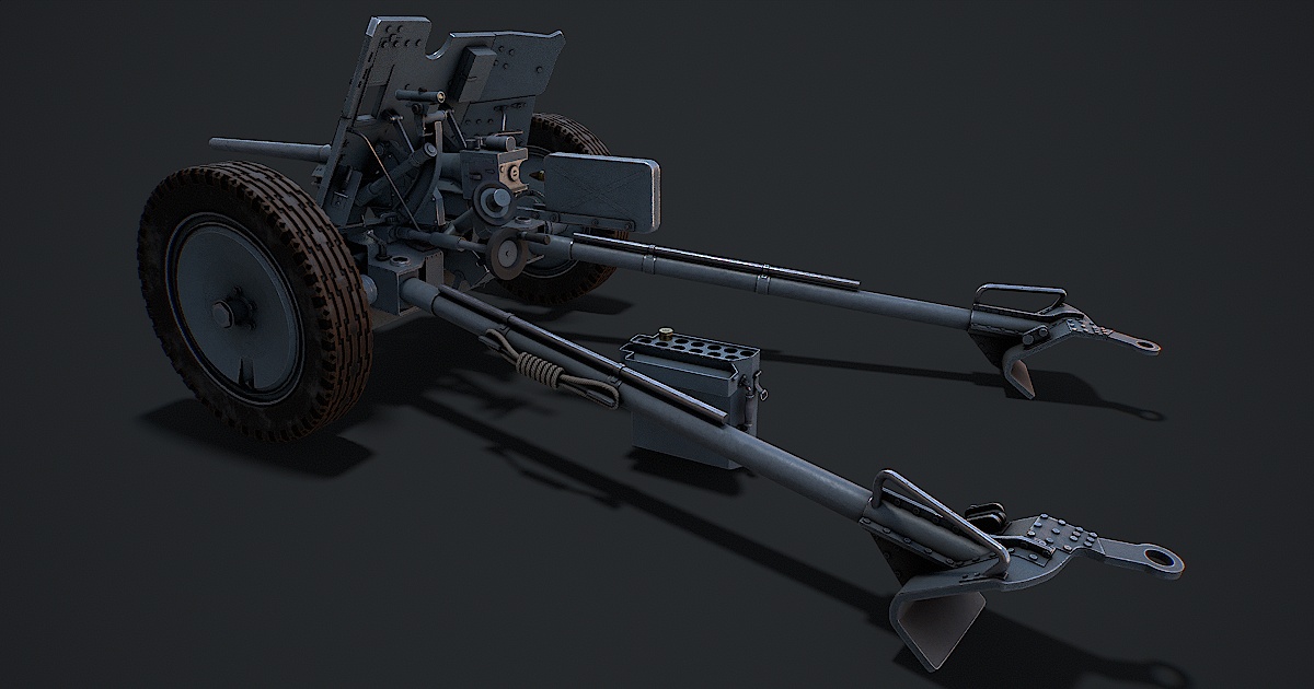 PAK 36 (modular) | 3D Weapons | Unity Asset Store