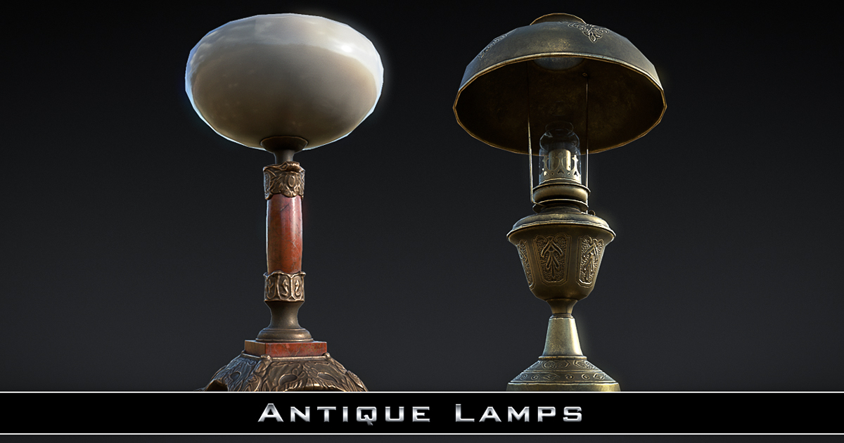Antique Lamps | 3D Interior | Unity Asset Store