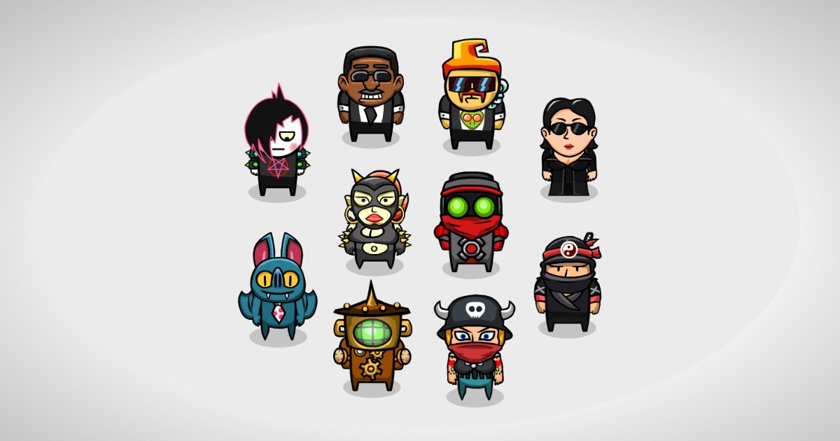 2D Characters - Underground Bundle | 2D 캐릭터 | Unity Asset Store