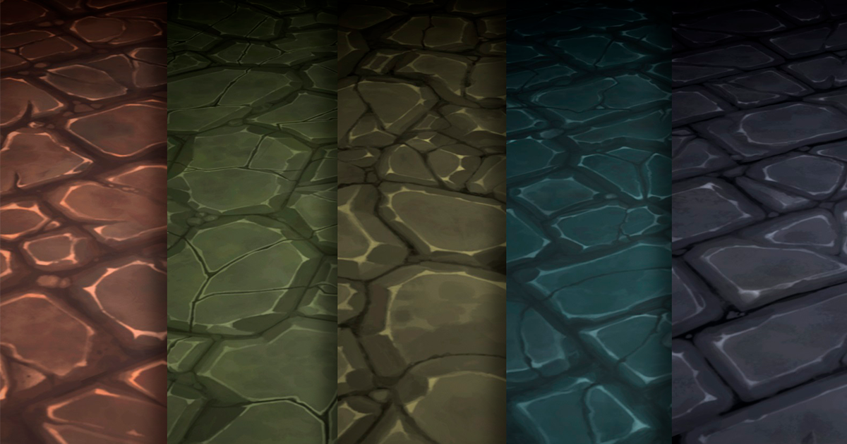 Texture Set Vol.06 Hand Painted Stone | 2D Brick | Unity Asset Store