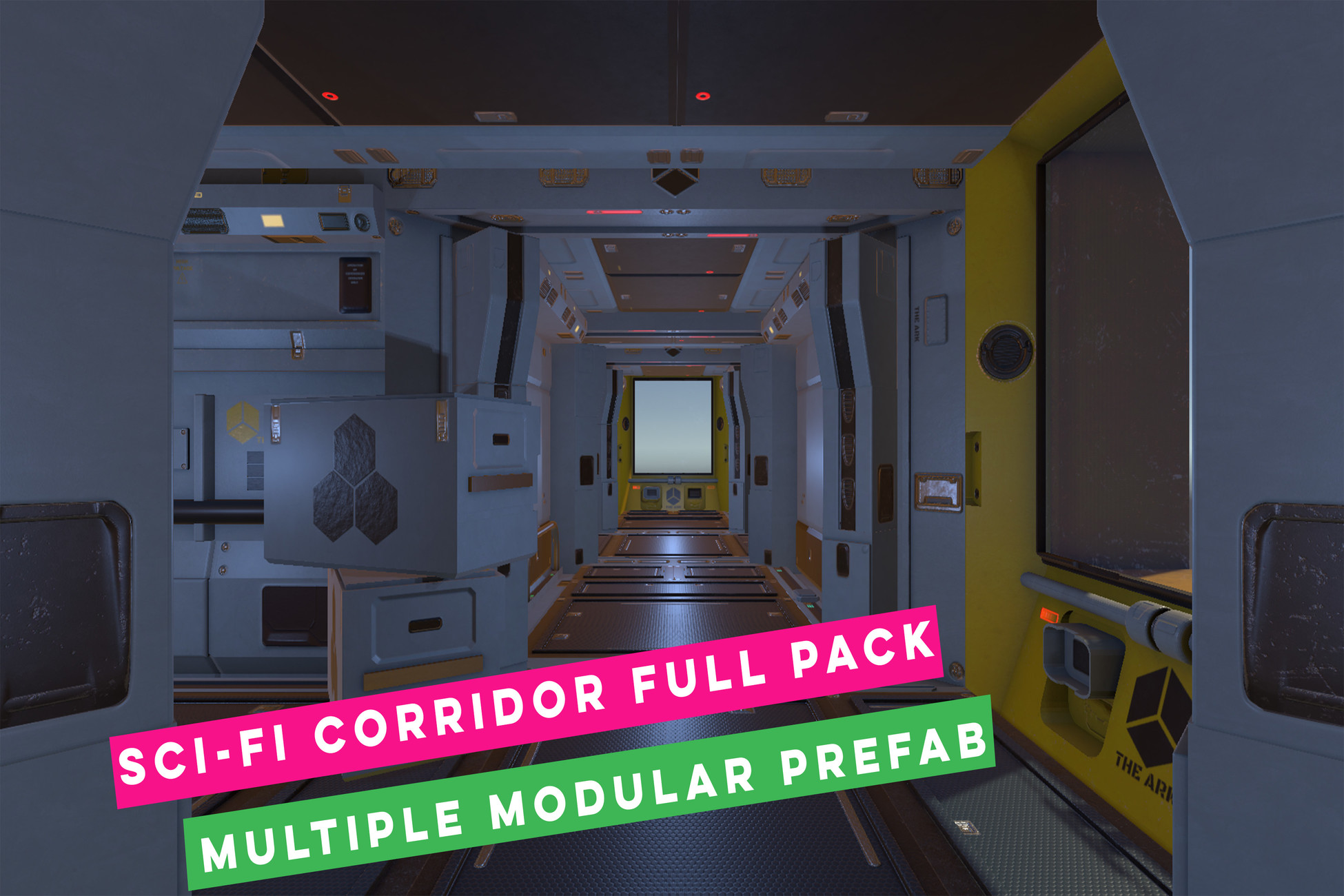 Modular Sci-Fi Corridor Full Pack | 3D Sci-Fi | Unity Asset Store