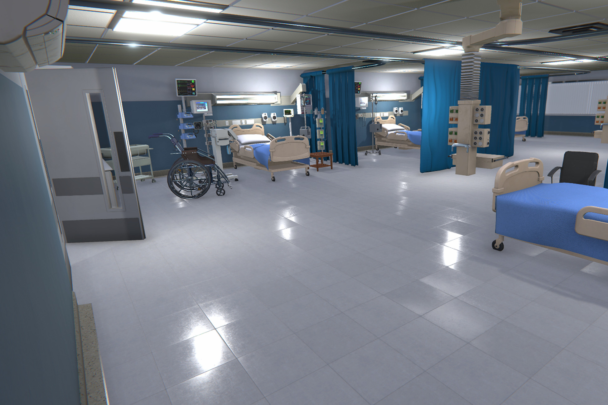 Hospital Ward | 3D Industrial | Unity Asset Store