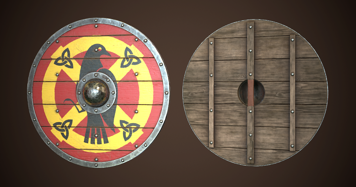 Viking Shield 08 | 3D Weapons | Unity Asset Store