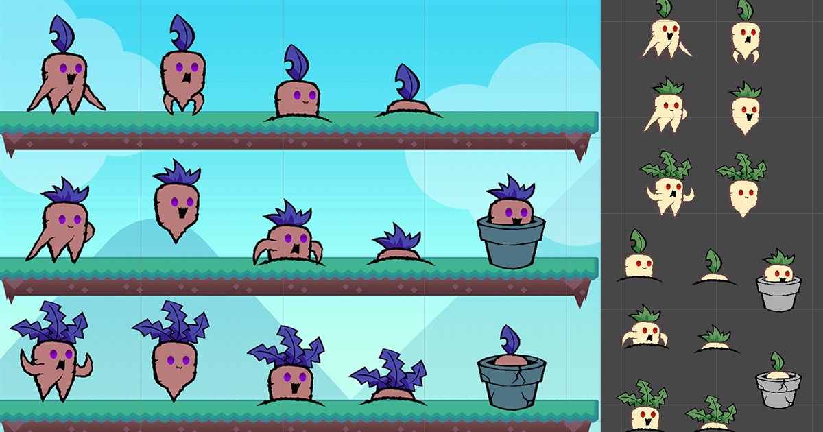 2D_Monster_Mandragora | 2D Characters | Unity Asset Store