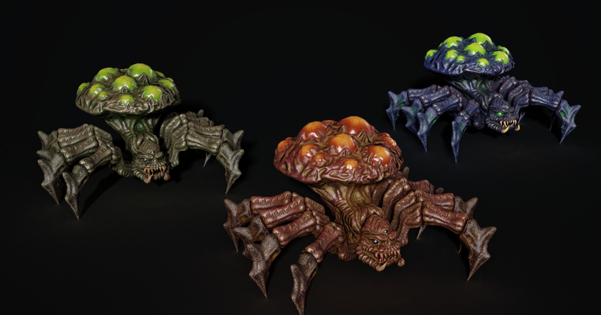 Evil Spider 5 | 3D Creatures | Unity Asset Store