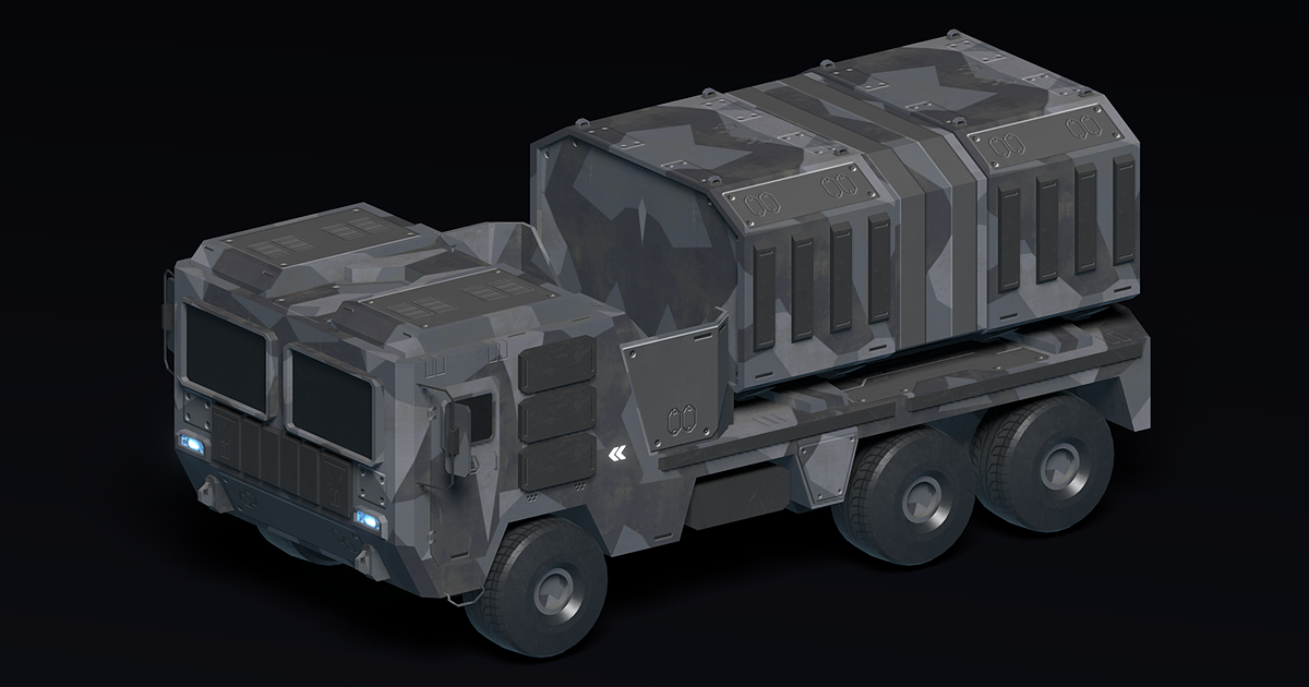 Scifi Mule Heavy Transport | 3D Land | Unity Asset Store