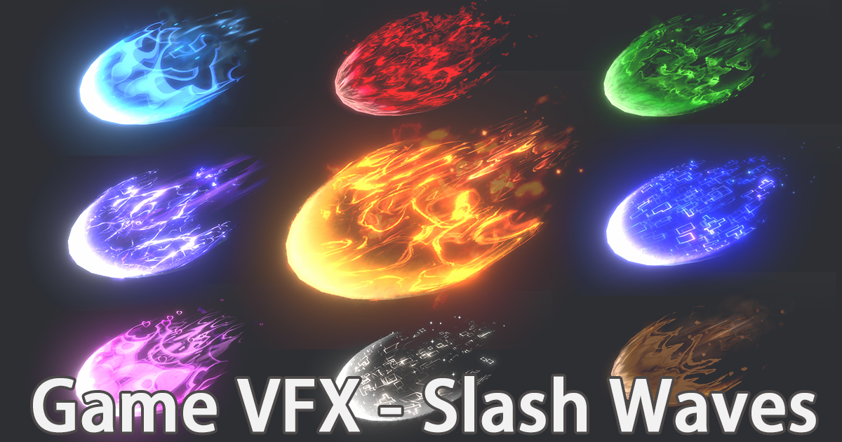 Game VFX - Magic Slash Waves | VFX Particles | Unity Asset Store