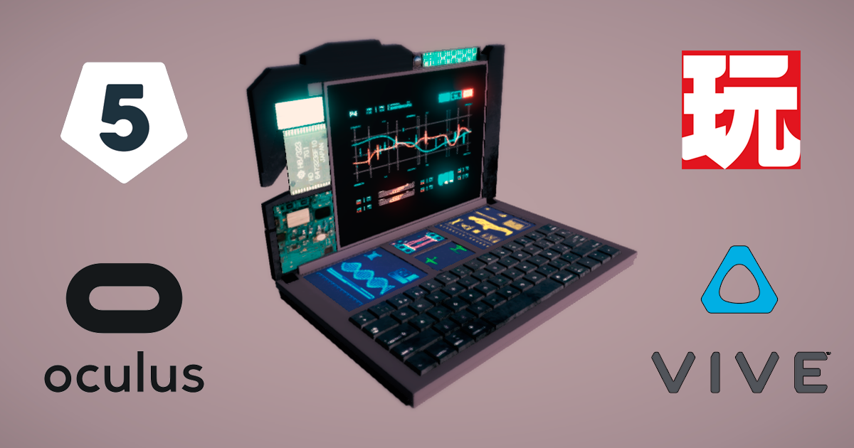 SciFi Laptop | 3D Electronics | Unity Asset Store