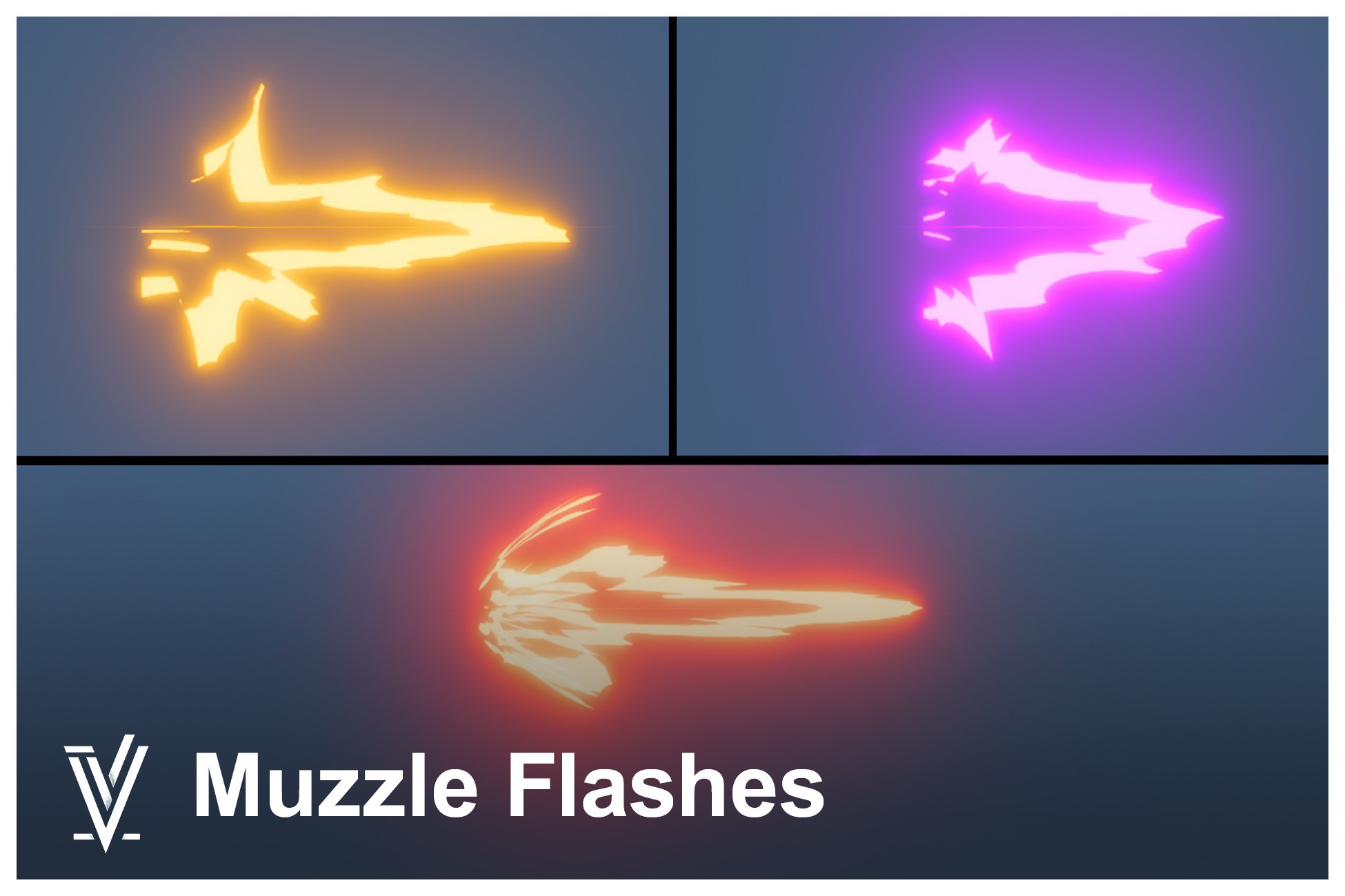 Muzzle Flashes 3d Vfx Particles Unity Asset Store