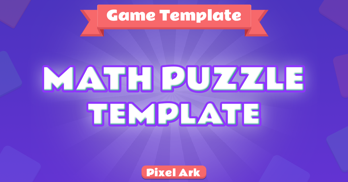 Math Puzzle Template | Packs | Unity Asset Store