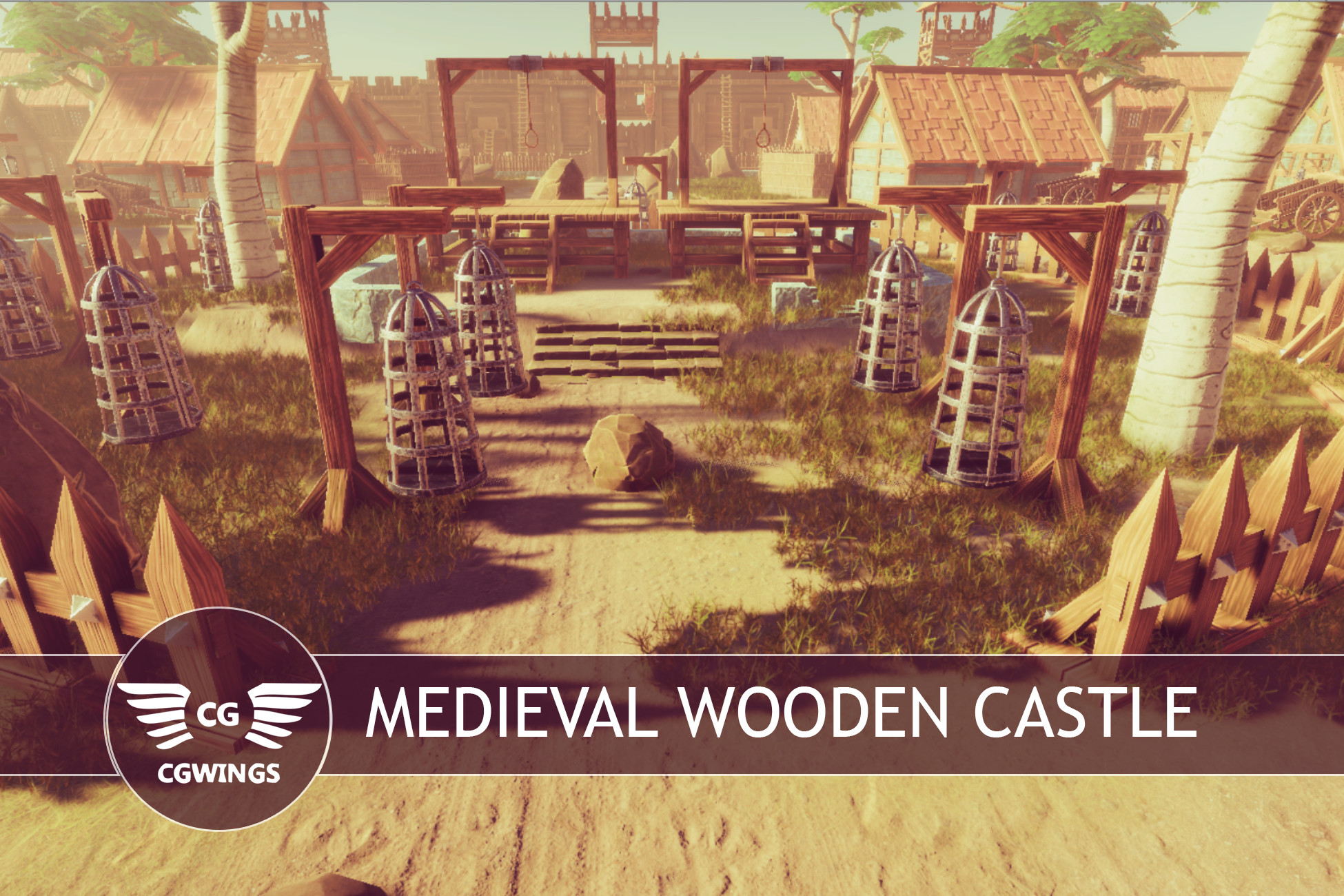 Medieval Wooden Castle | 3D Dungeons | Unity Asset Store