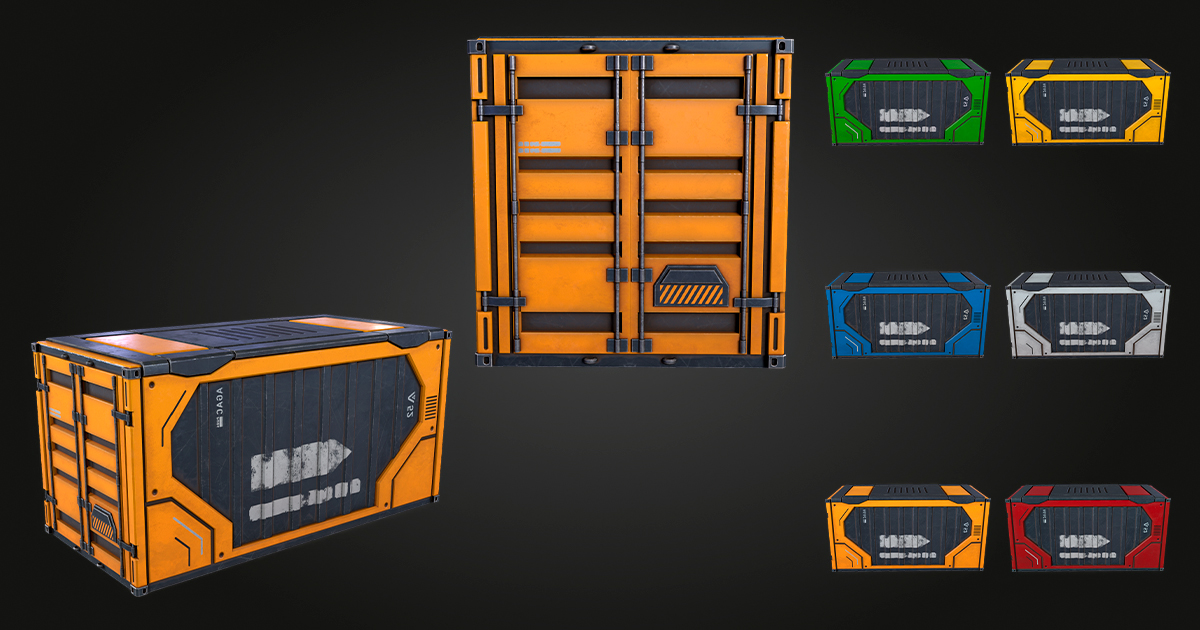 Container Vol. 1 | 3D Props | Unity Asset Store