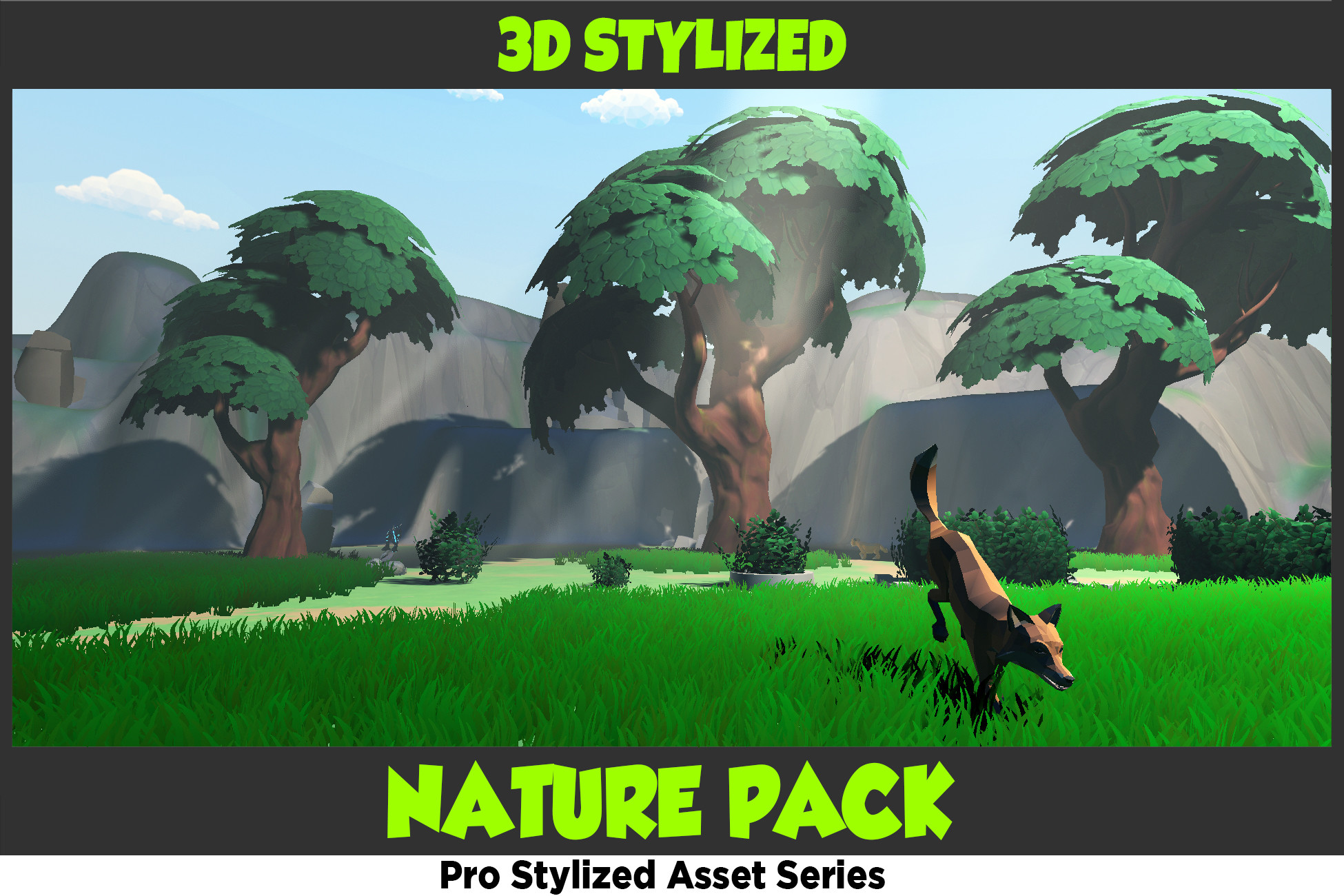 Stylized Hand Painted Nature Pack - Free | 3D Trees | Unity Asset Store