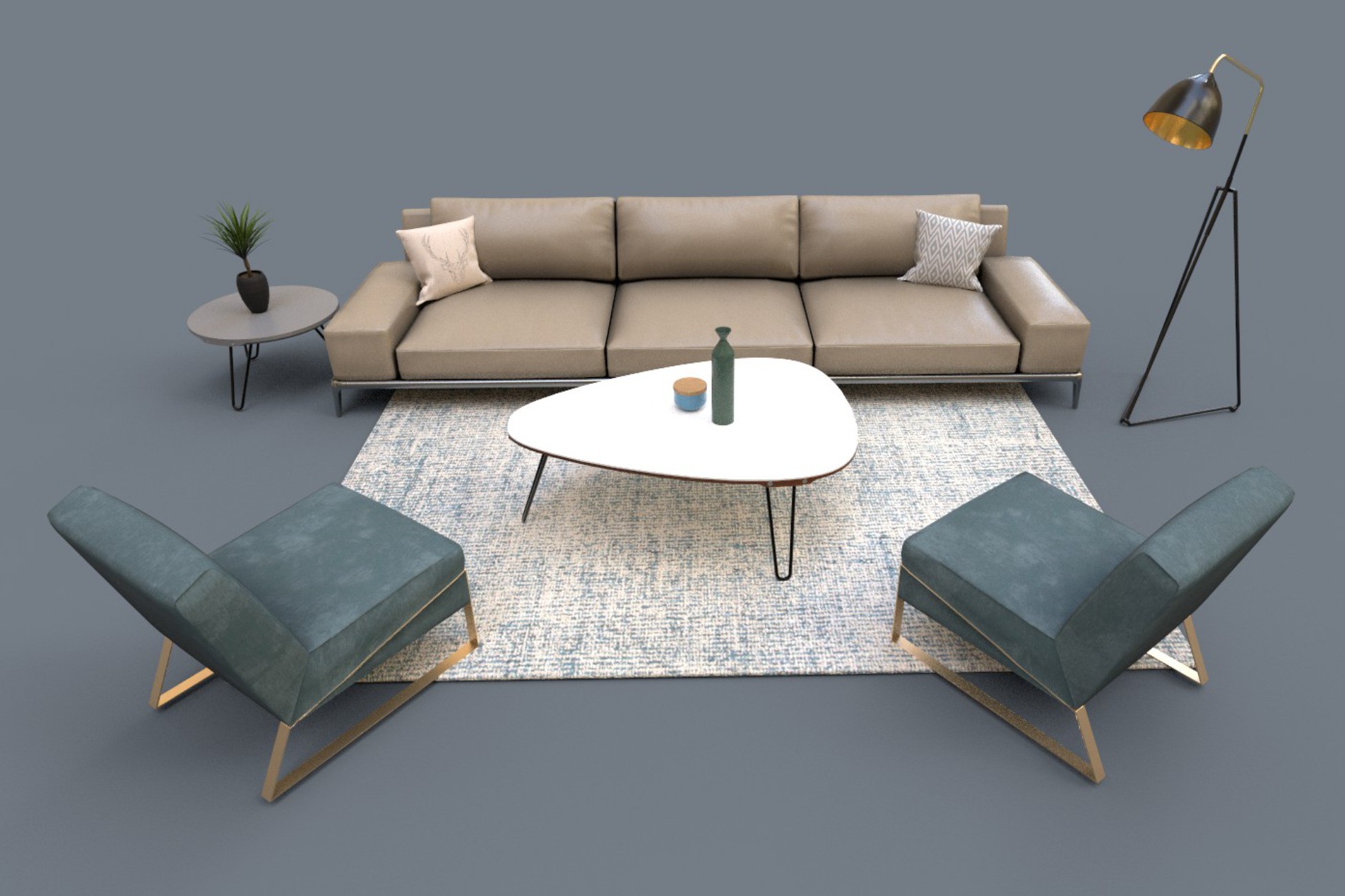 Living Room Furniture | 3D 인테리어 | Unity Asset Store