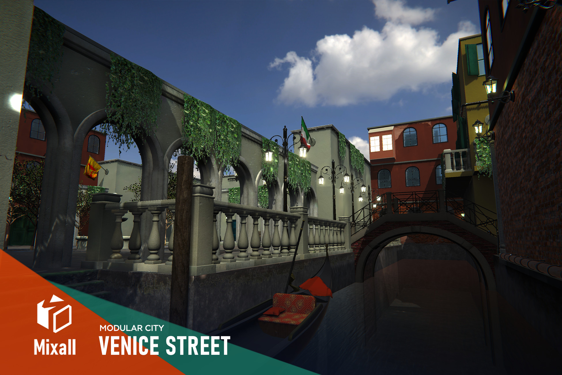 Venice Street - modular city | 3D Environments | Unity Asset Store
