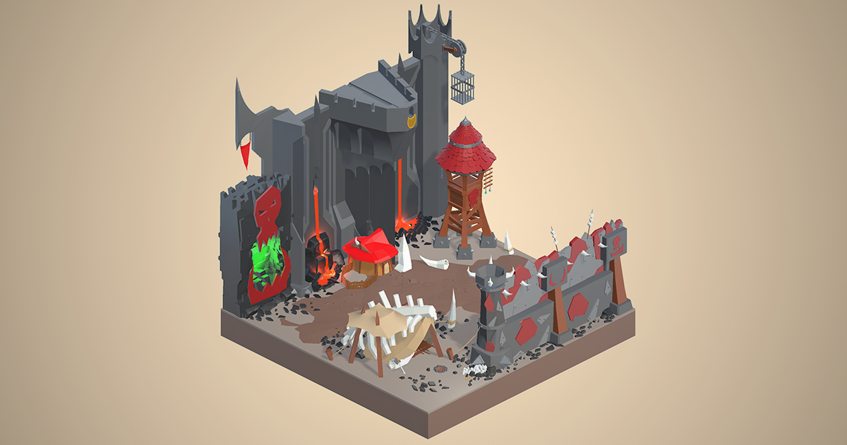 Low Poly Dark Fantasy Pack - Polyworks | 3D Fantasy | Unity Asset Store