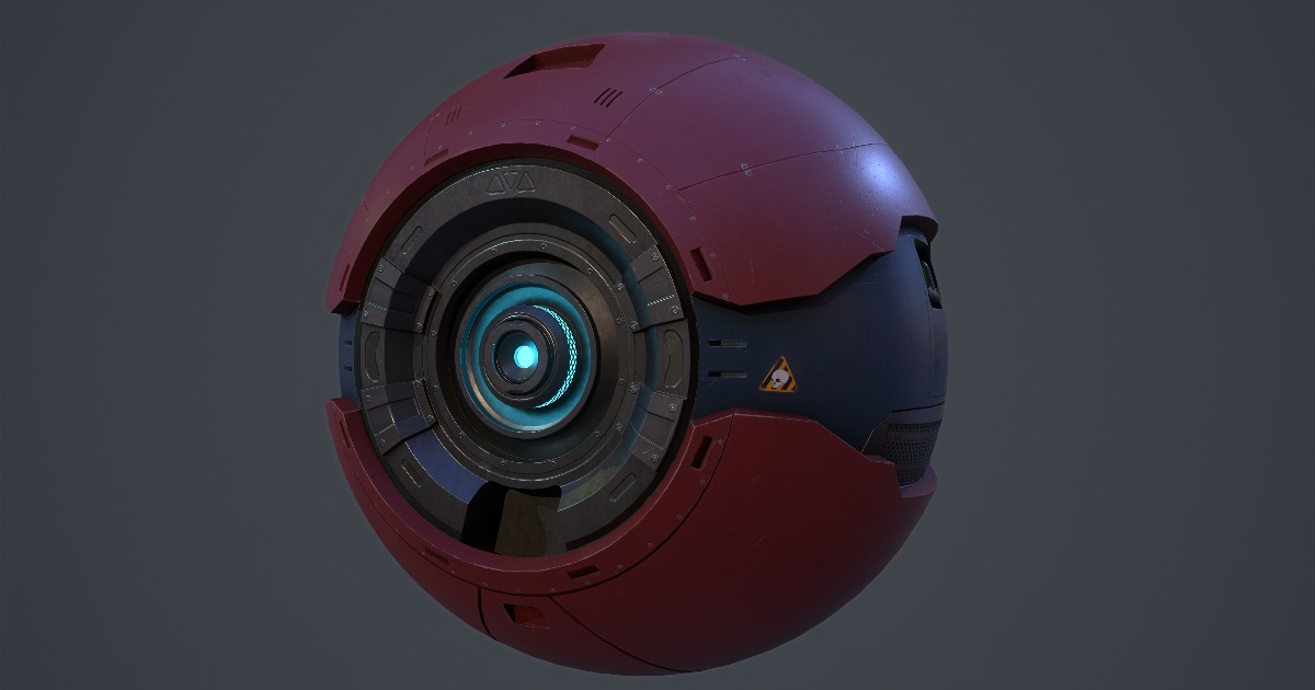 Hunter Drone Spherical | 3D Robots | Unity Asset Store