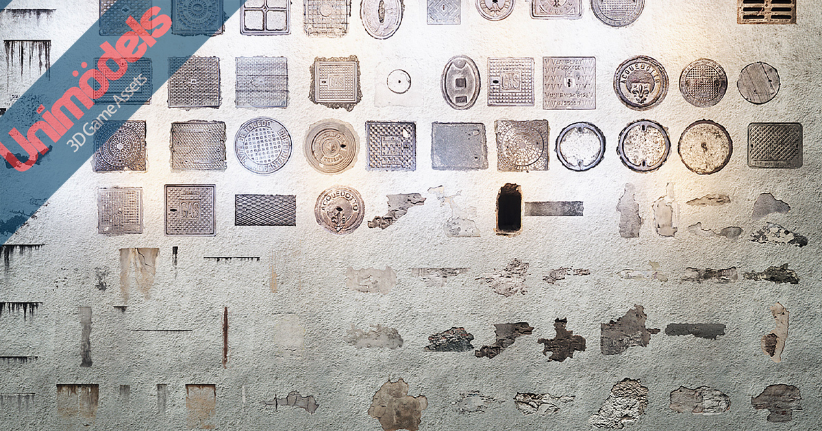 Wall decals vol. 11 | 2D Textures & Materials | Unity Asset Store