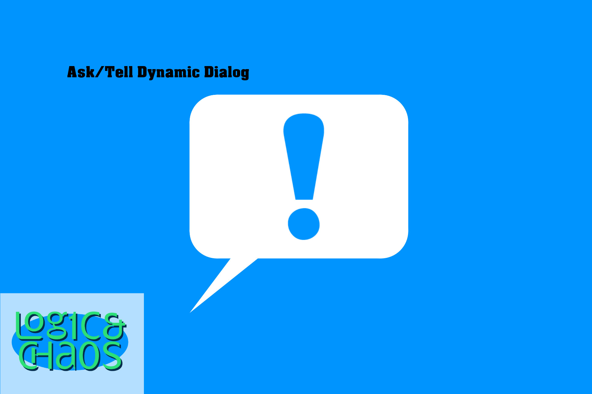 Ask Tell Dynamic Dialog | Input Management | Unity Asset Store