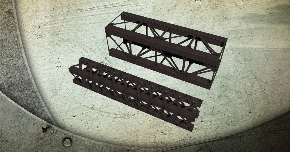 Beams and truss construction set | 3D 工业产品 | Unity Asset Store