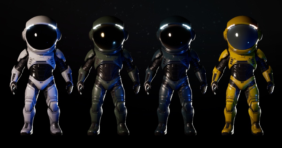 Astronaut Game Model | 3D Humanoids | Unity Asset Store