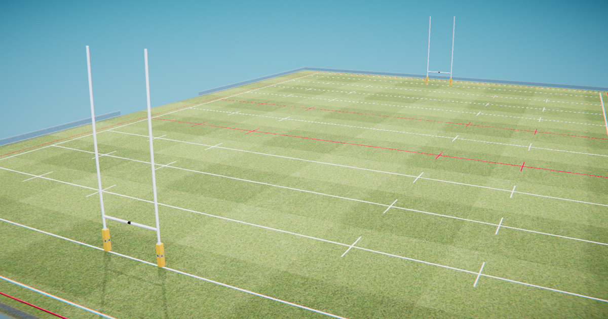 Rugby Pitch | 3D Urban | Unity Asset Store