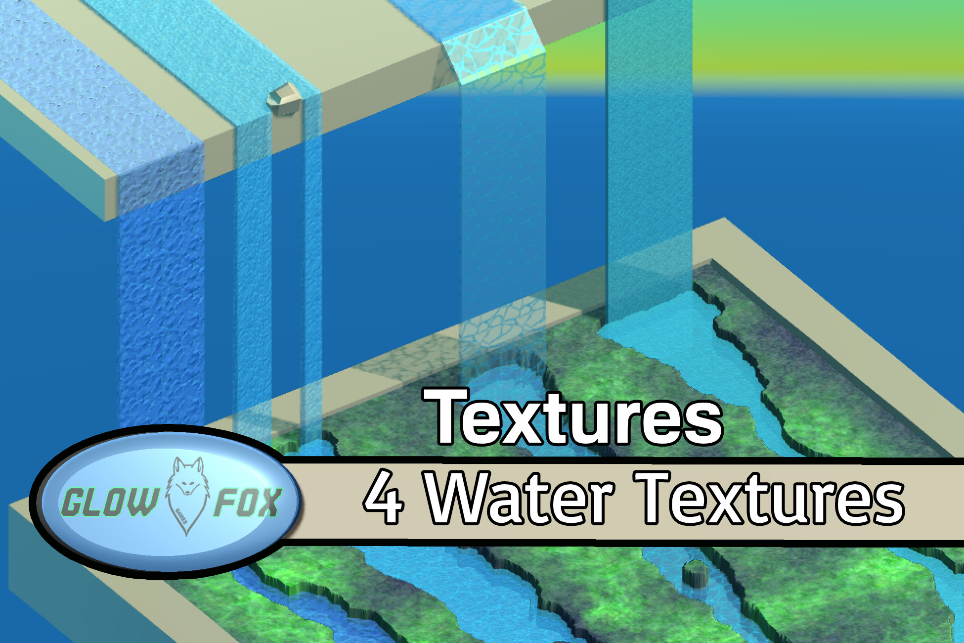 Water Textures Waterfalls & Rivers | 2D Textures & Materials | Unity ...