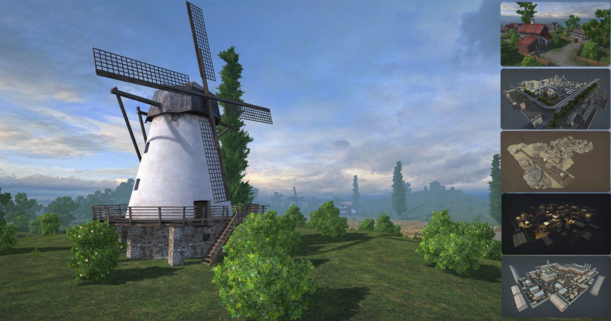 RPG/FPS Game Assets for PC/Mobile (Set v9.0) | 3D Environments | Unity Asset Store