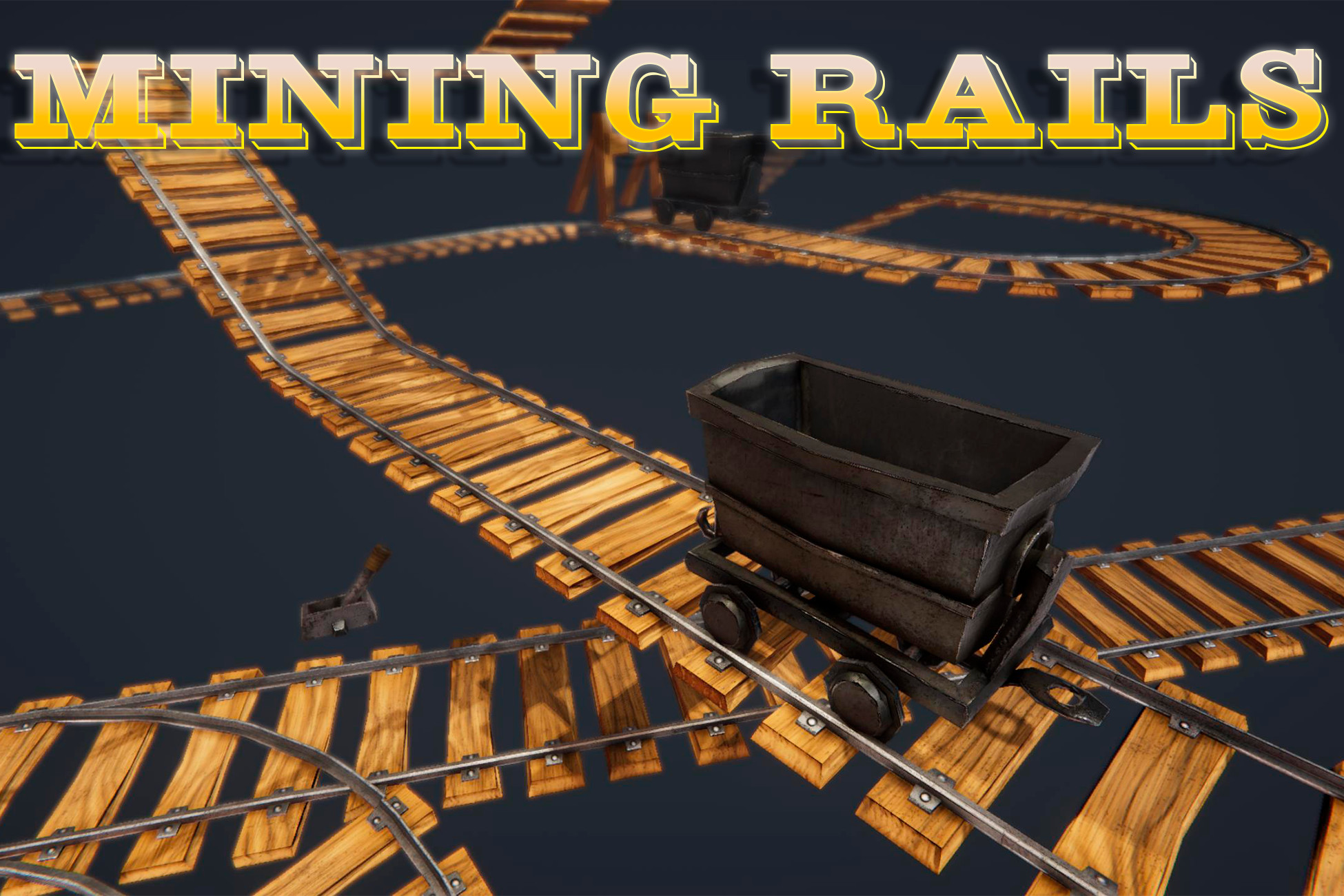 Mining Rails | 3D Props | Unity Asset Store