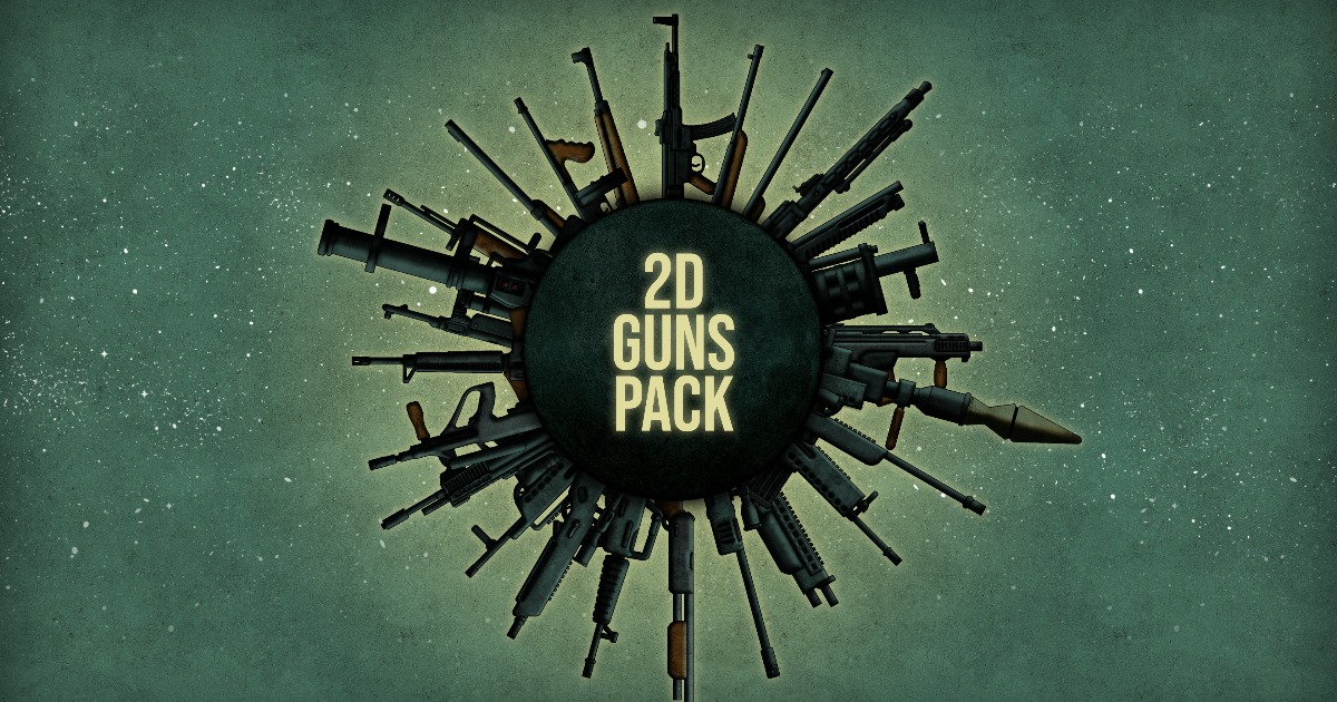 2D Guns pack | 2D Icons | Unity Asset Store