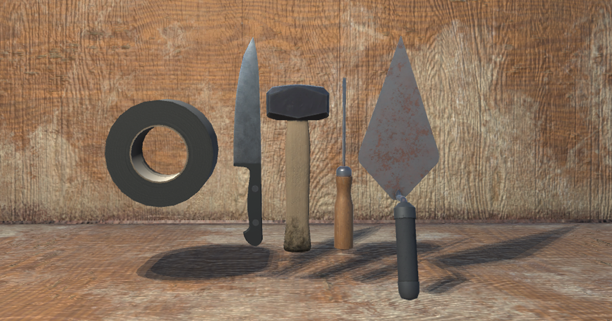 Basement Props #1 | 3D Tools | Unity Asset Store