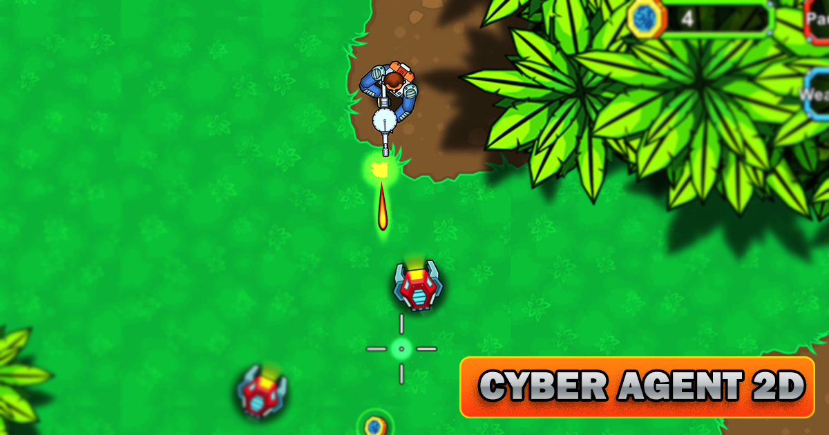 Cyber Agent 2D - Game Template | パック | Unity Asset Store