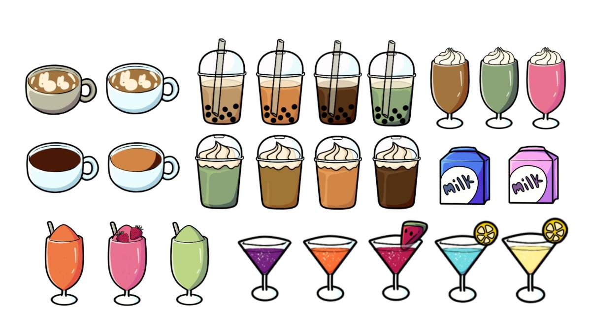 100 Desserts icon, Drinks icon, and Bakery icon | 2D Food | Unity Asset ...