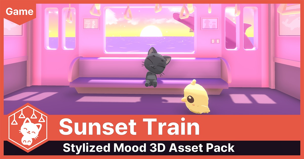Sunset Train (UModeler X) | 3D Environments | Unity Asset Store