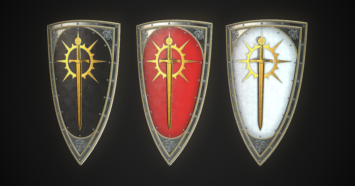 Knight Shield 07 | 3D Weapons | Unity Asset Store