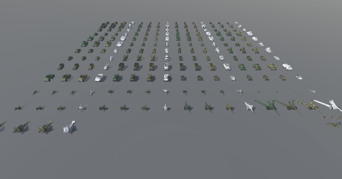 WW2 French Armed Forces | 3D Land | Unity Asset Store